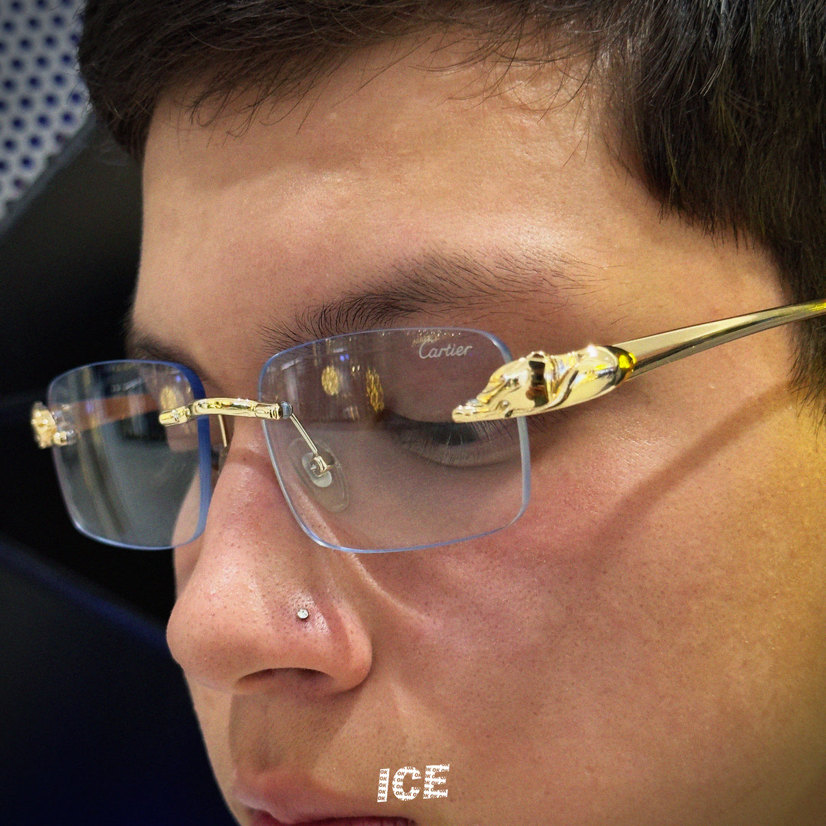 CARTIER PANTERA BLUE FILTER – OK ICE