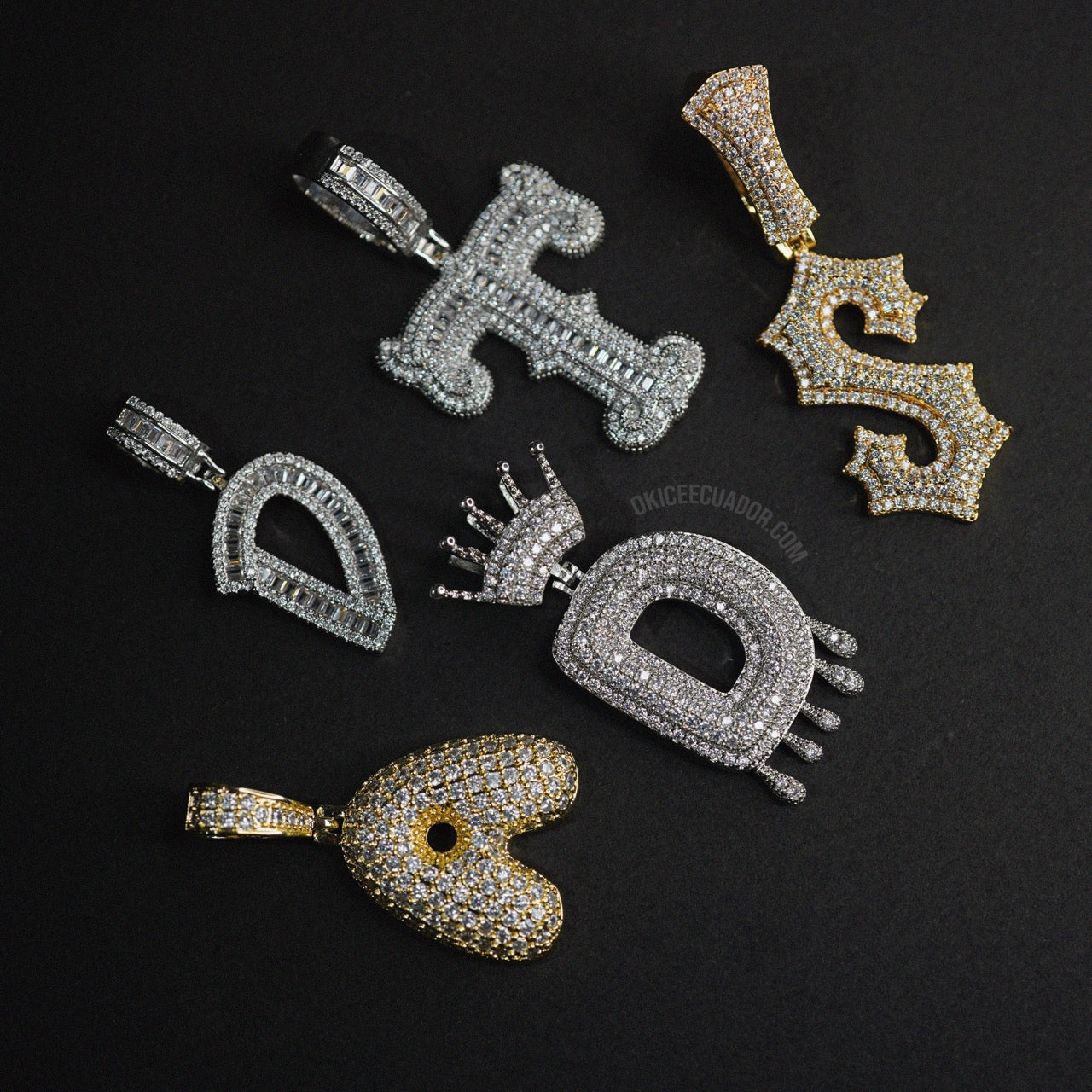 LETTER PENDANT – OK ICE