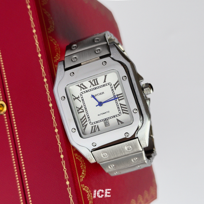 CARTIER SANTOS SILVER – OK ICE